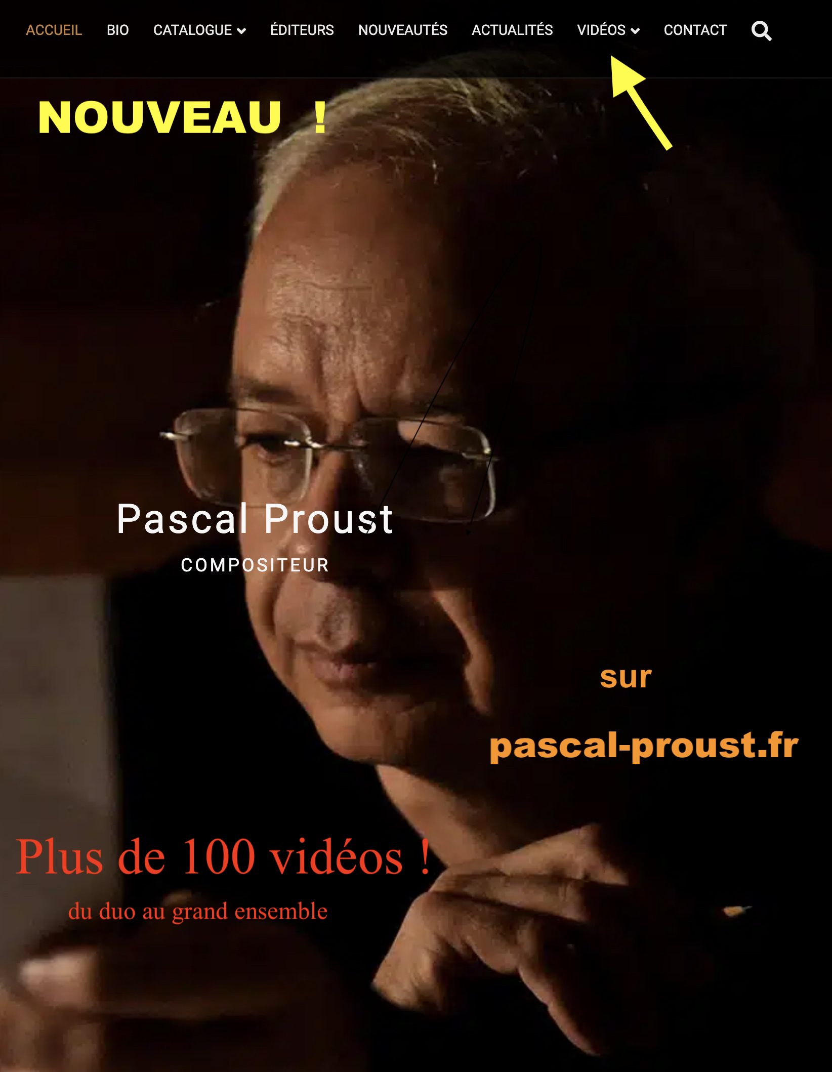 NOUVELLE RUBRIQUE VIDEOS - Pascal Proust